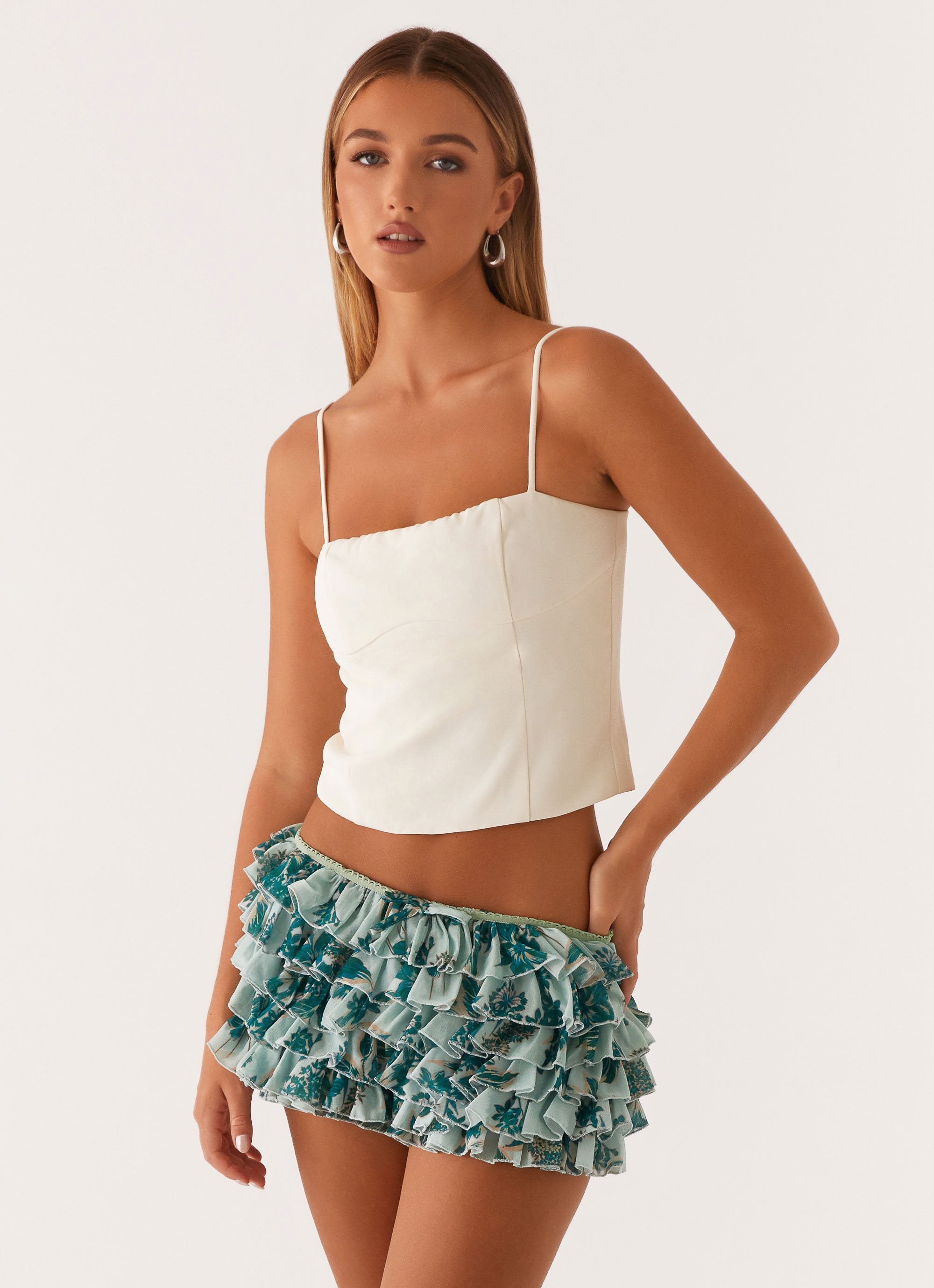 Entertain Me Bloomer Shorts - Cloud Nine Floral – Peppermayo