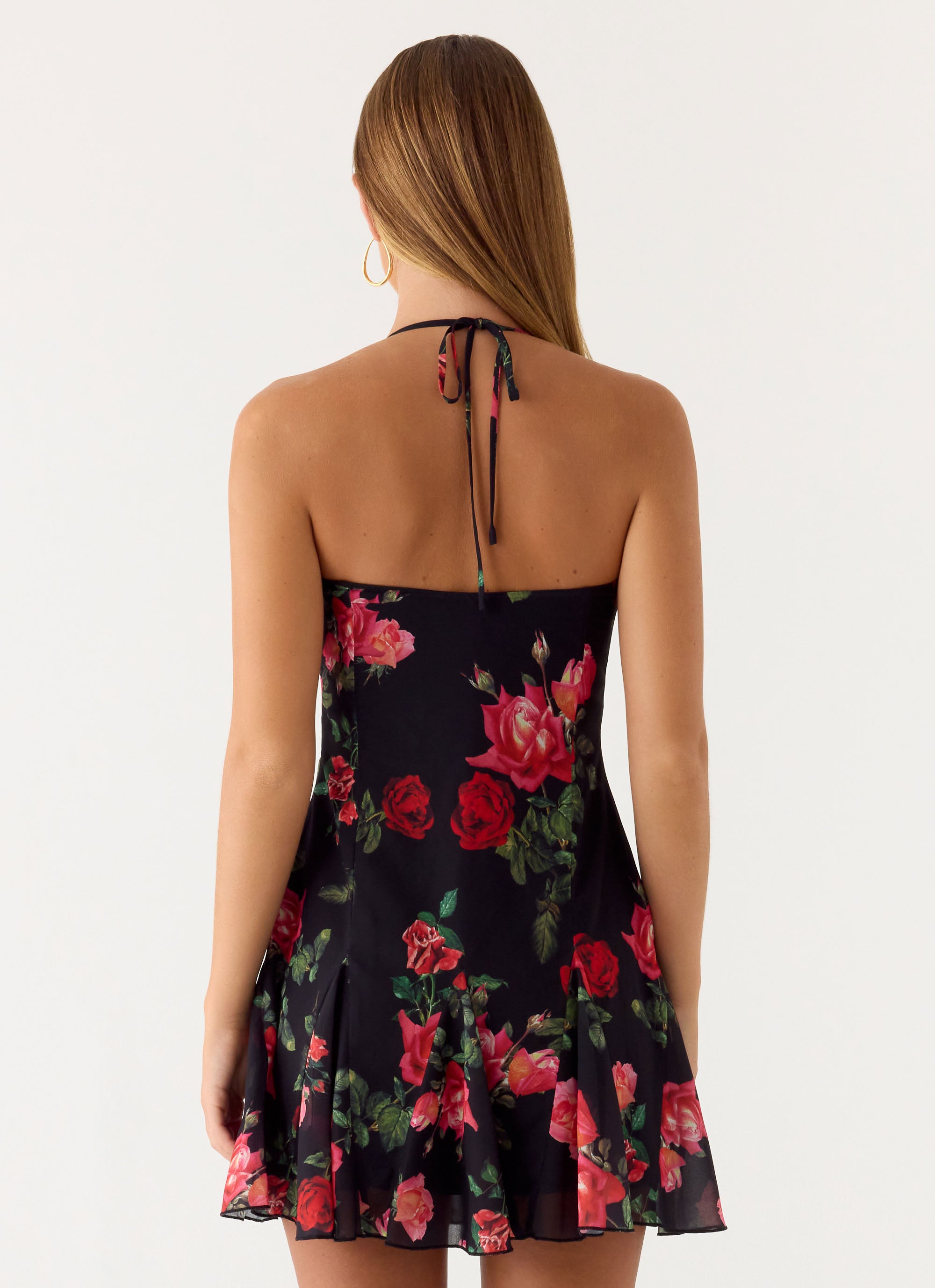 Nikyta Mini Dress - Midnight Bloom – Peppermayo